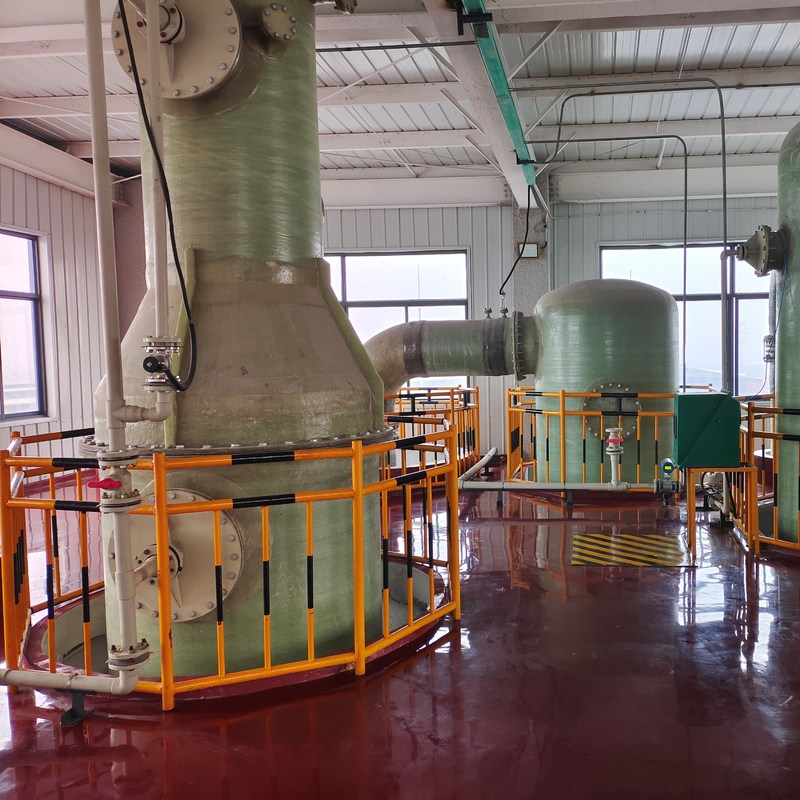 Hydrochloric Acid Regeneration Machine 3m3/H Acid Storage Tank Cutting ...